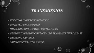 bacterial food borne disease | PPTX | Digestive Disorders | Diseases ...