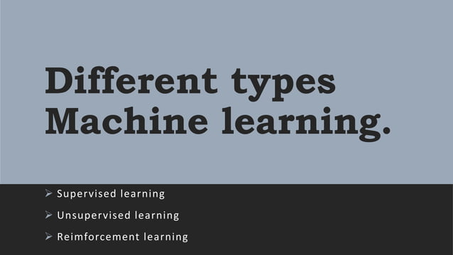Presentation machine learning | PPT