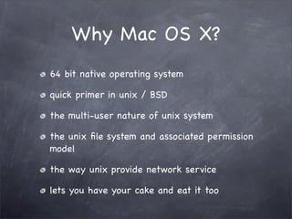 Presentation mac os x security | PPT