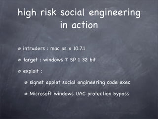 Presentation mac os x security | PPT