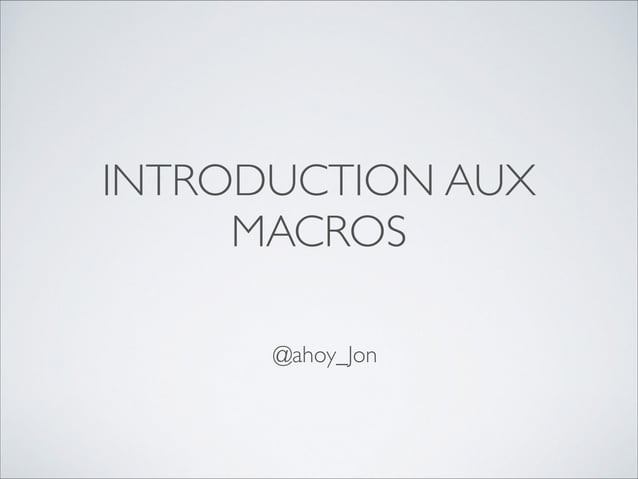 Introduction Aux Macros Pdf Programming Languages Computing