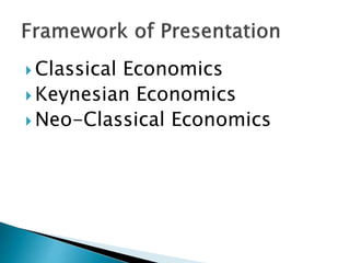 school of Thought in Economics | PPTX