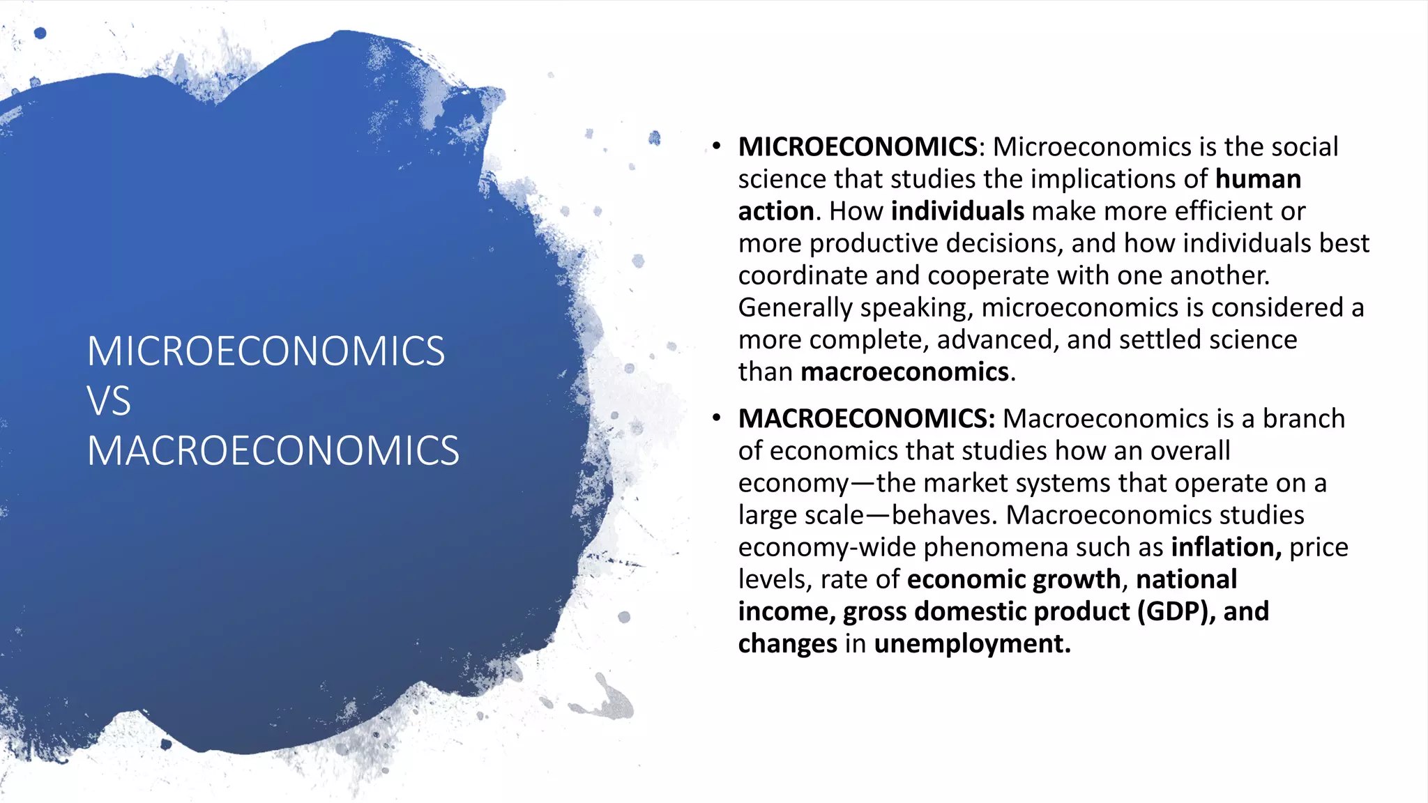 PRESENTATION ON THE INTRODUCTION TO MACROECONOMICS | PPT