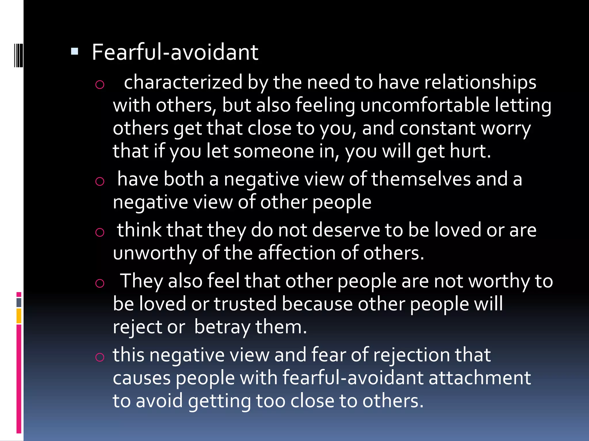 types of attachment styles | PPTX