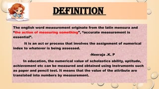 Measurement And Evaluation Techniques and methods | PPTX