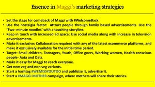 Rebuilding Maggi | PPT