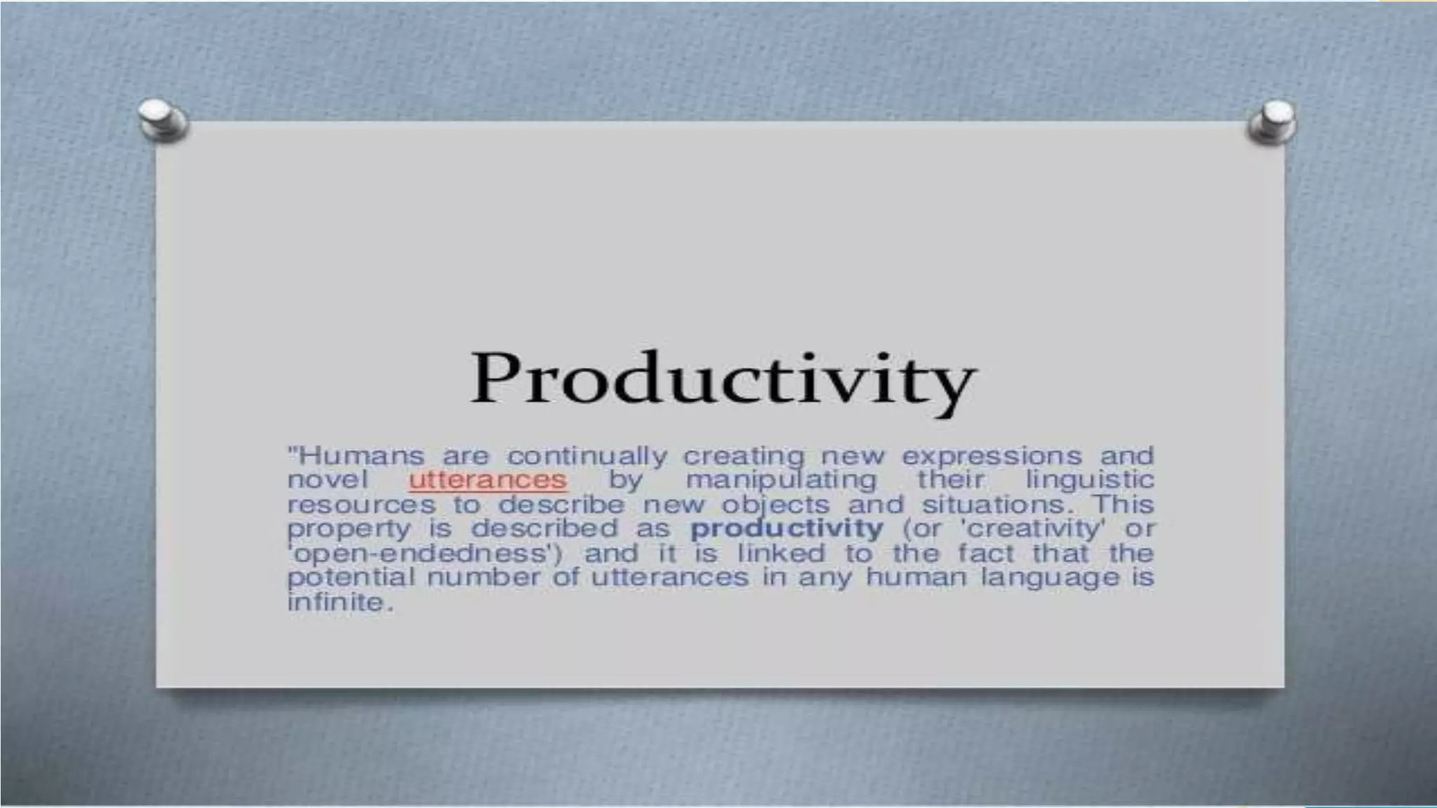 PRESENTATION on properties of human language.pptx | Free Download