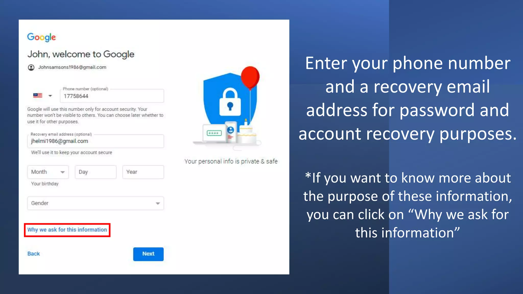 Creating Gmail account.pptx | Internet for Beginners | Internet