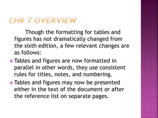 APA 7th EDITION chapter 7 and 8 | PPTX