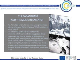 Grecia Salentina: Challenges and Conservation of Heritage | PPT