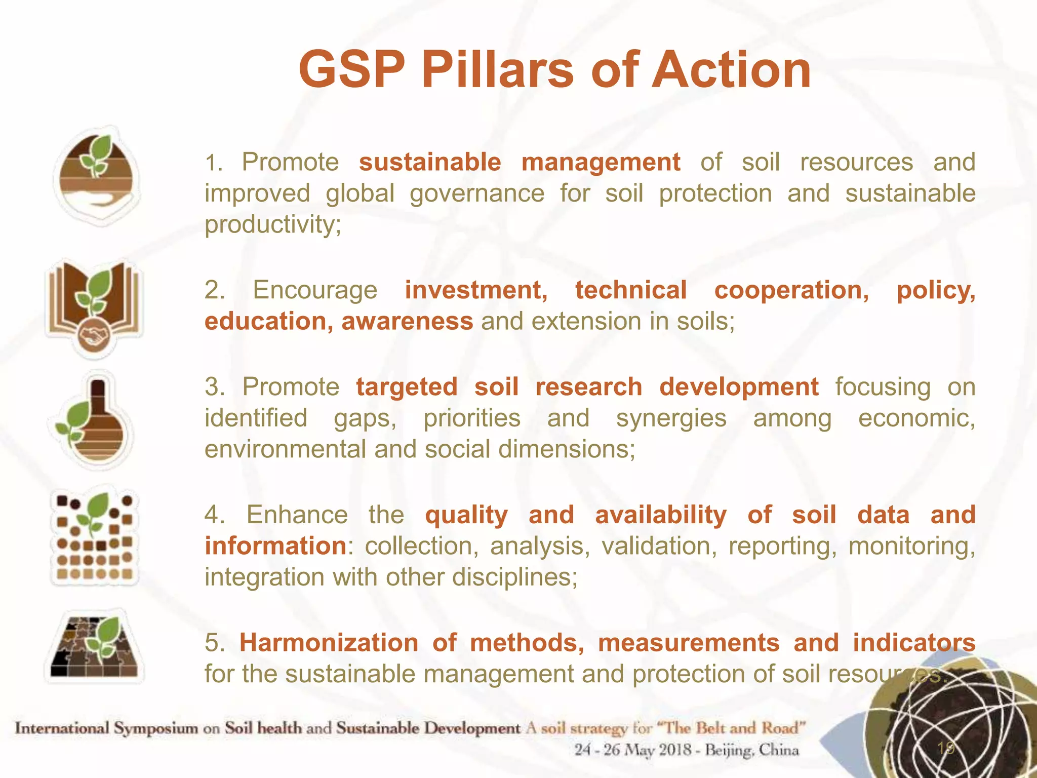 Introduction to the GSP and sustainable soil management - Eduardo Mansur | PPTX
