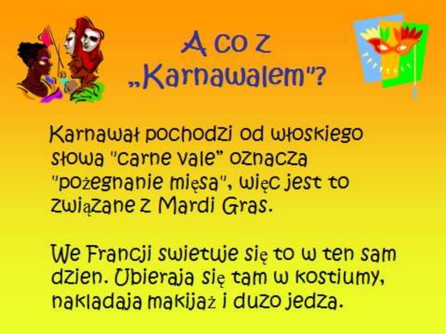 Presentation mardi gras | PPT