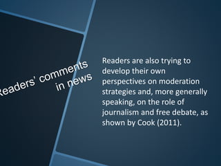 The readers on readers’ comments in news. Perceptions on freedom of ...