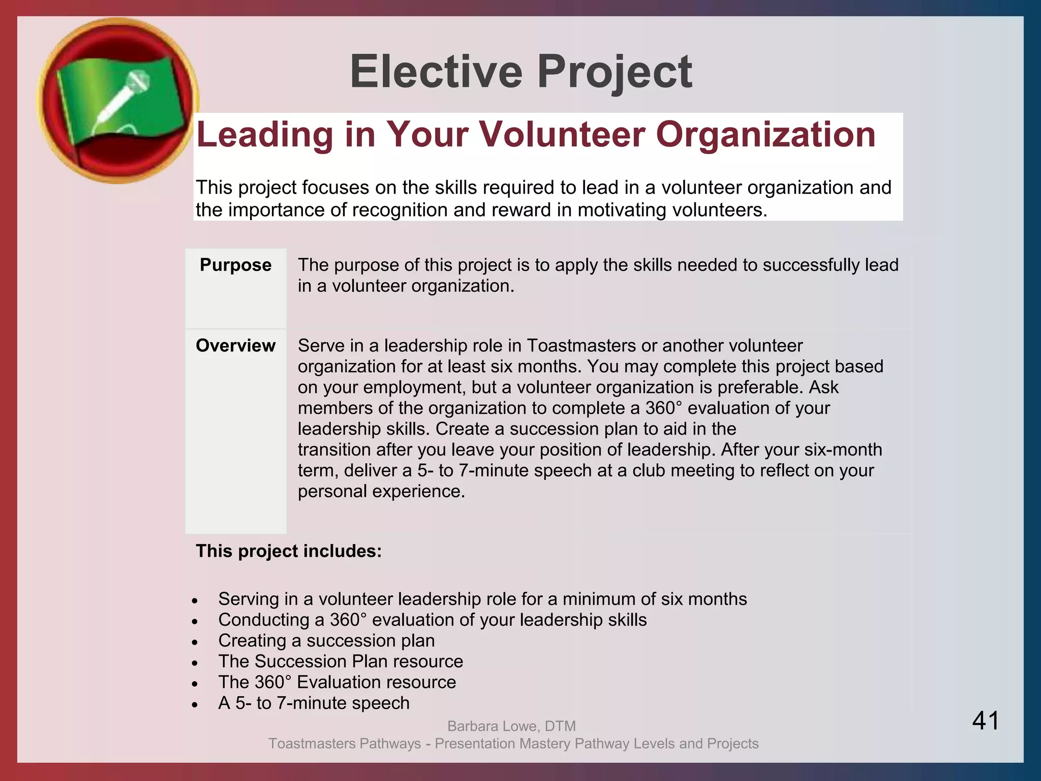 Presentation Mastery Pathway Levels and Projects | PPTX