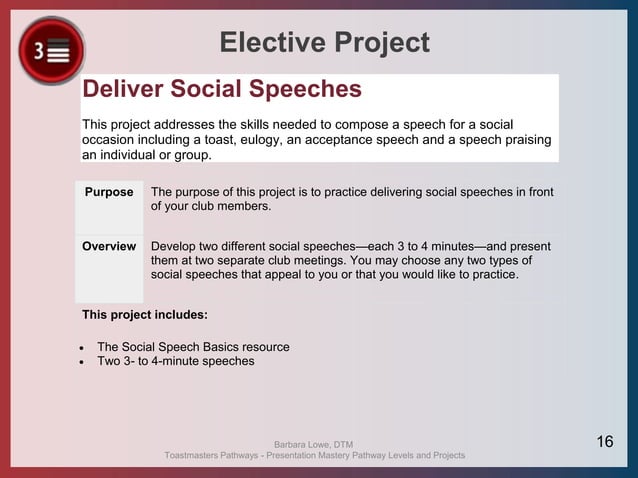 Presentation Mastery Pathway Levels and Projects | PPTX