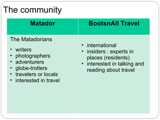 Presentation Matador Bootsn All Travel | PPT