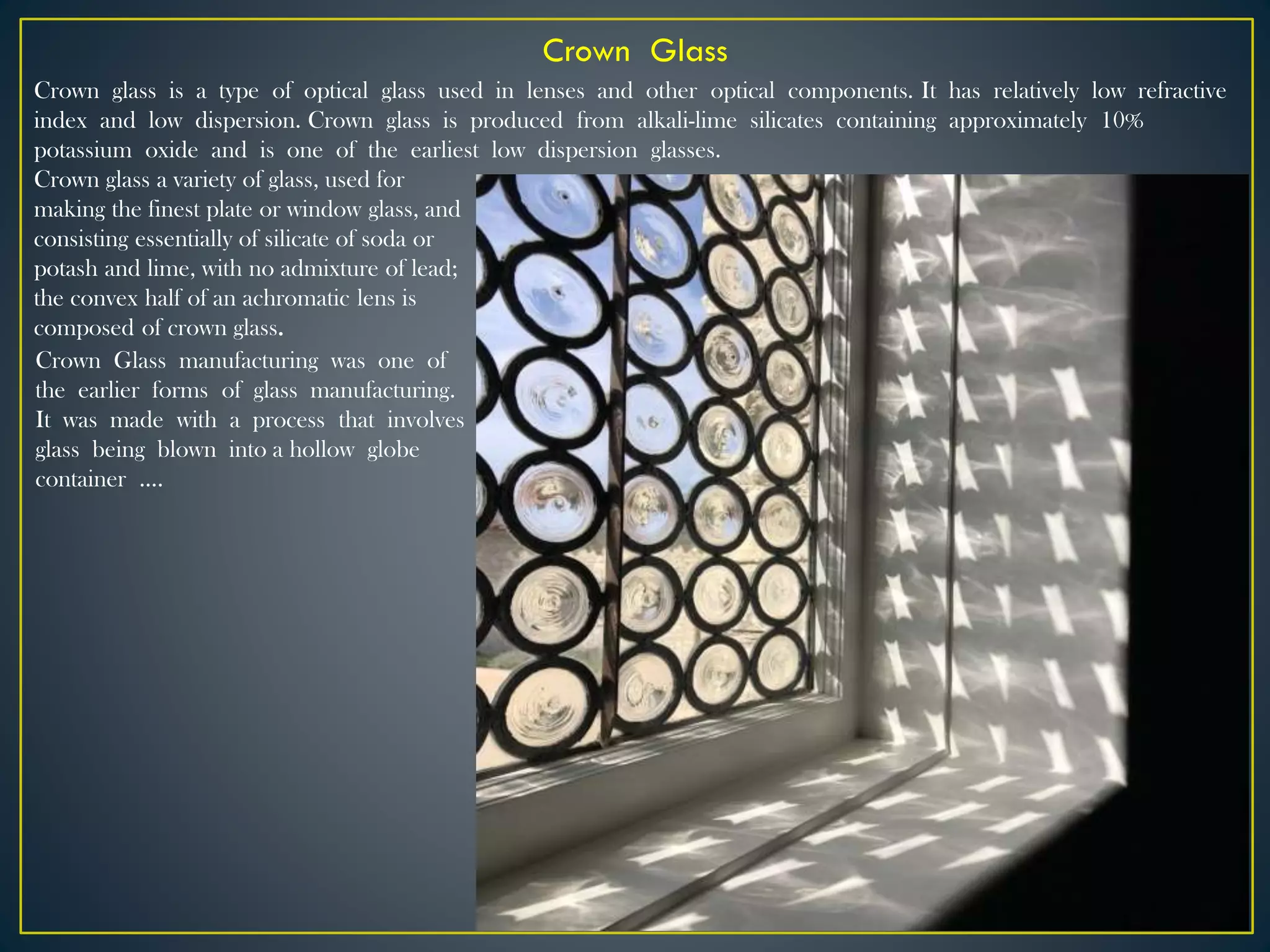 Glass and Its Types | PDF