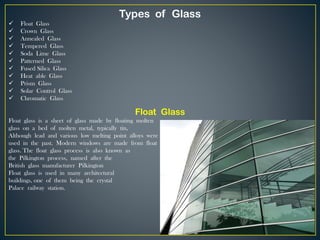 Glass and Its Types | PDF