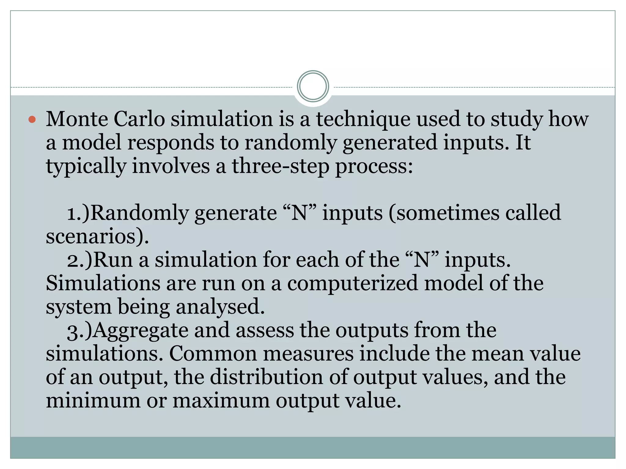 Monte Carlo Simulation | PPTX