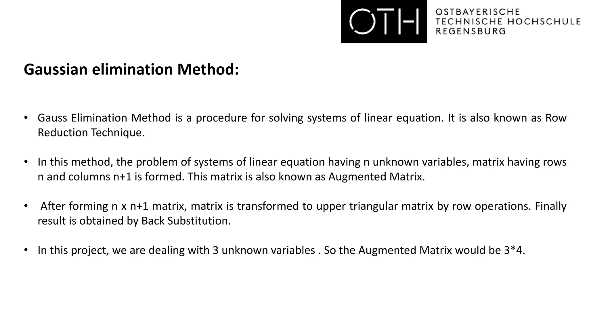 Solving Linear System Of Equations Mathematics Pdf Pptx
