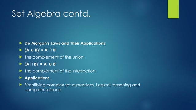 PresentationMaths.pptx based on set theory | PPT