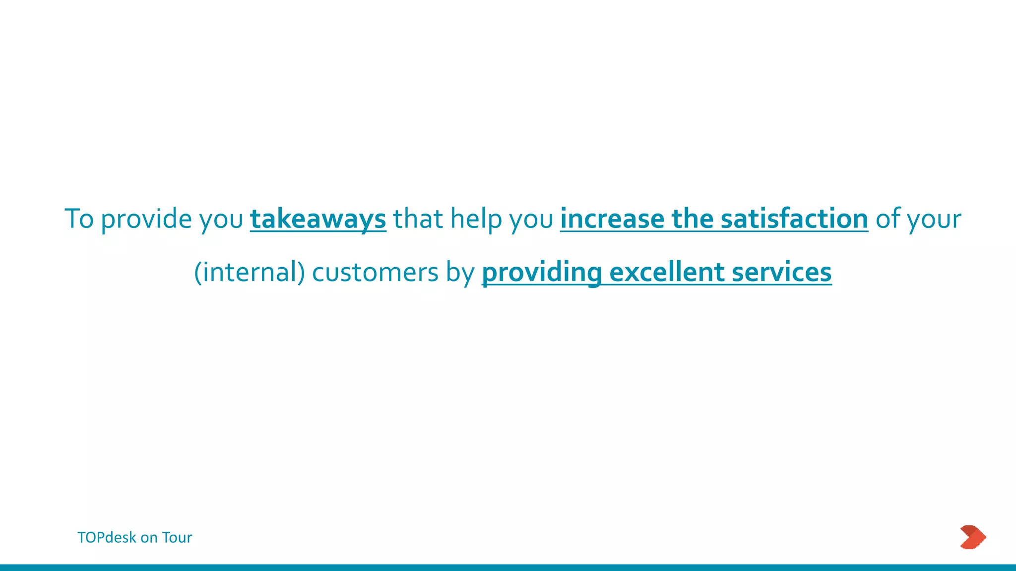 TOPdesk Service Excellence Maturity Model | PPT