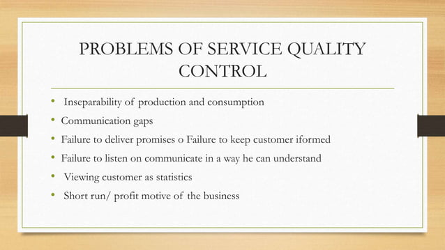 Service Quality Management | PPTX