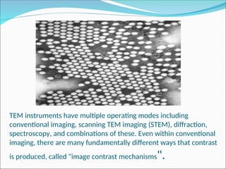 Presentation Topic’s Transmission Electron Microscopy & It’s Use | PPT