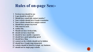 Digital marketing project for MCA Student | PPTX