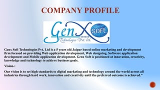 Digital marketing project for MCA Student | PPTX