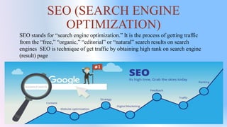 Digital marketing project for MCA Student | PPTX