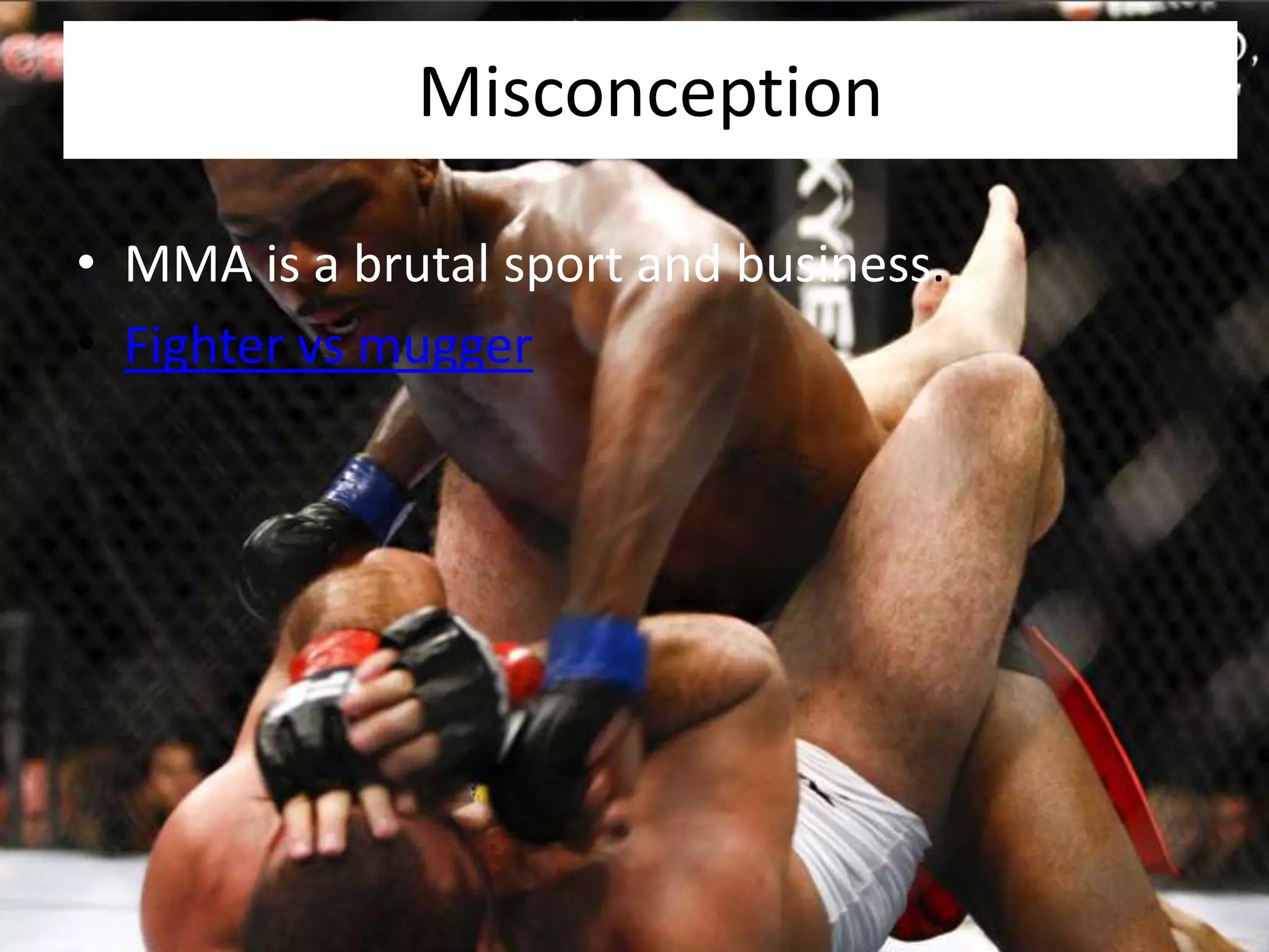 Presentation mcon mma | PPTX | Martial Arts | Sports