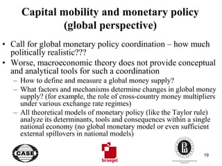 Managing capital flows in a globalized economy_Marek Dabrowski | PPT