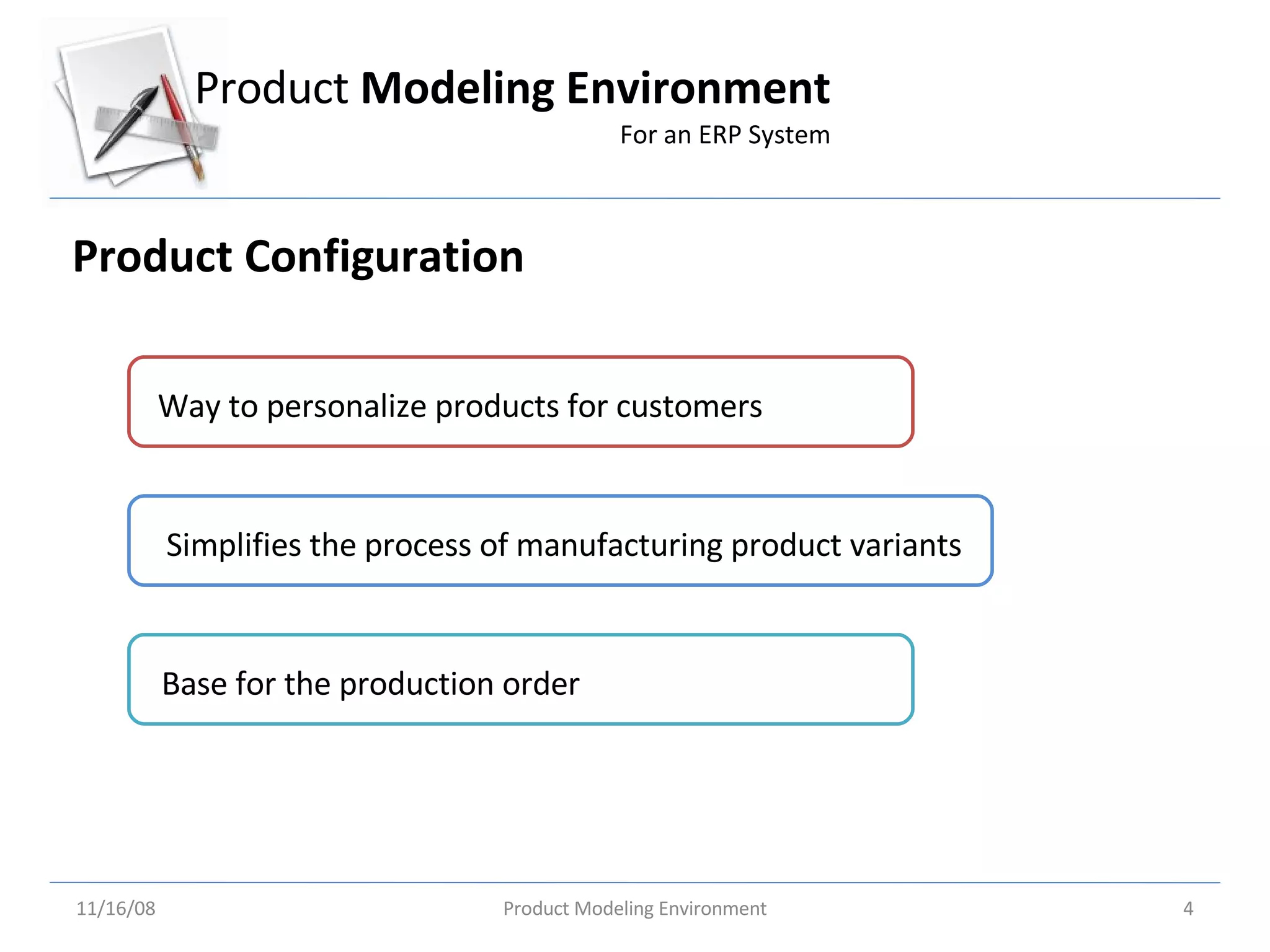 Modeling Environment for Product Configuration in an ERP System | PPT