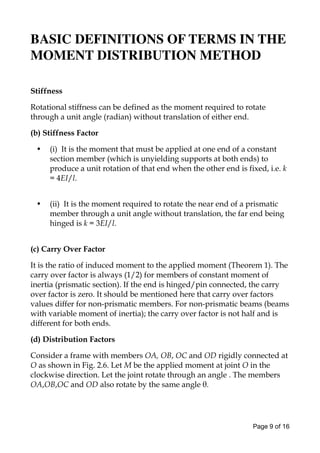 Presentation Moment Distribution Method | PDF
