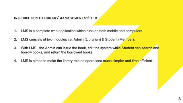 Presentation on Library Management System | PPT