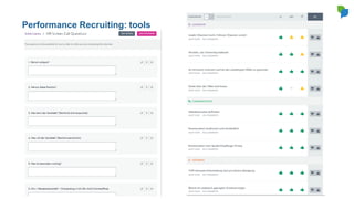 Performance Recruiting & Performance Management Based on Feedback in an ...
