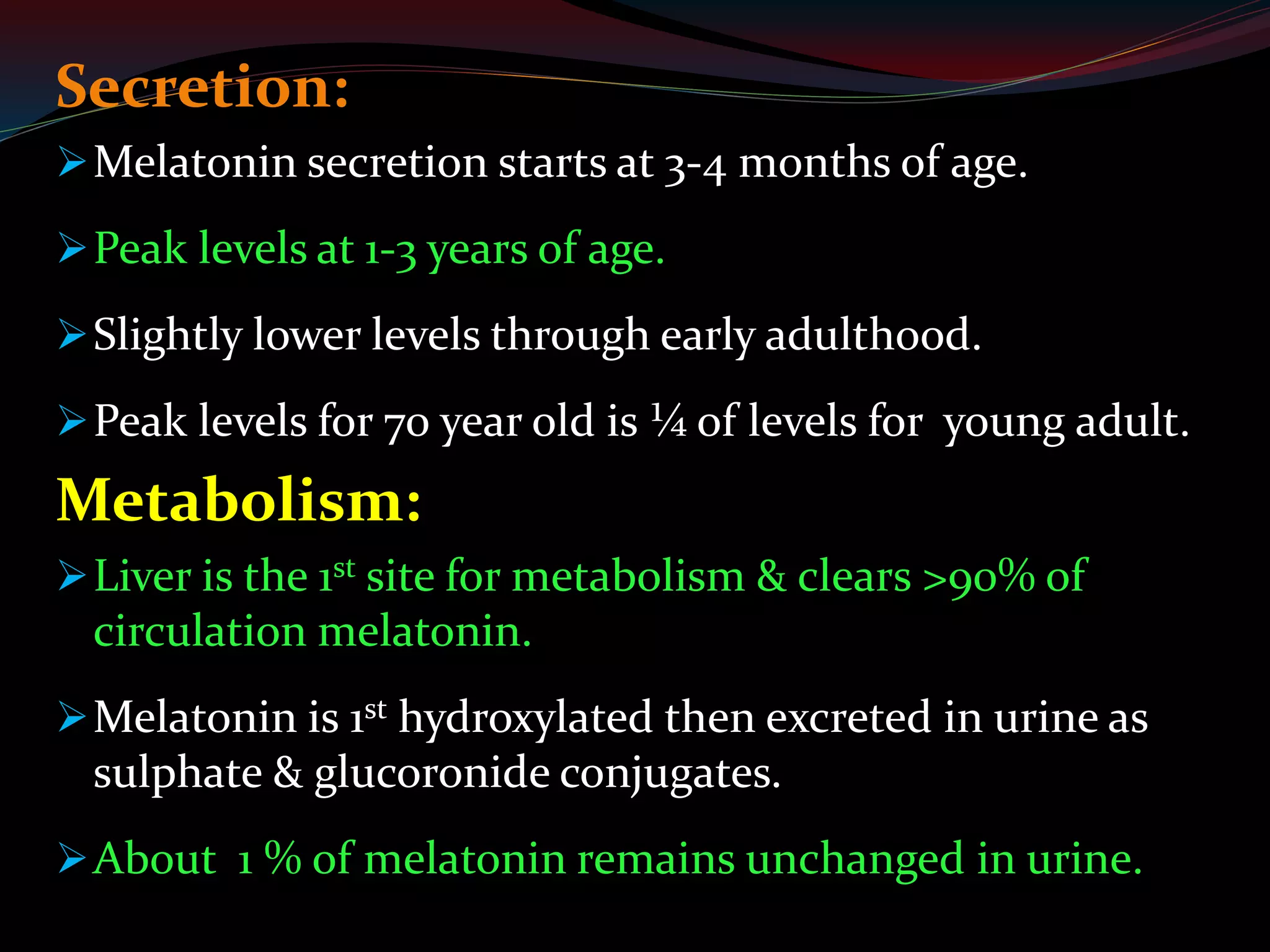 Presentation melatonin | PPTX