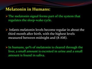 Presentation melatonin | PPTX