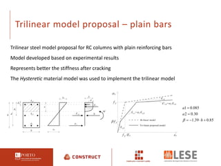Numerical modelling of RC columns with plain reinforcing bars | PPT