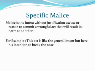 Presentation mens rea | PPT