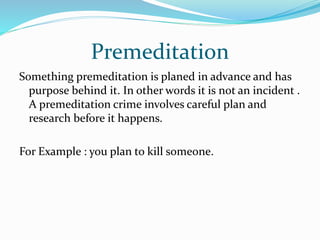 Presentation mens rea | PPT