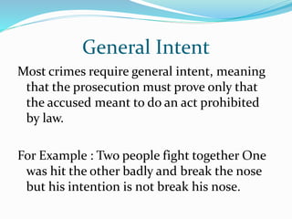 Presentation mens rea | PPT