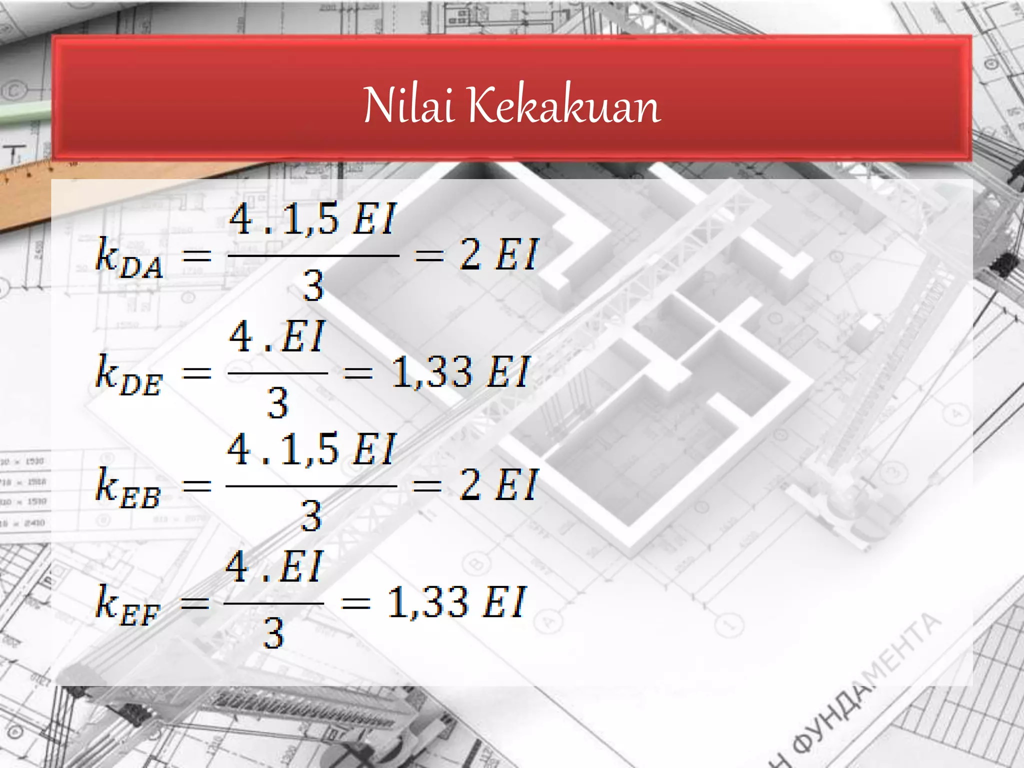 Analisis Struktur Portal Bergoyang dengan Metode Cross | PPTX