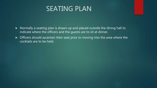 Mess etiquette and customs | PPTX