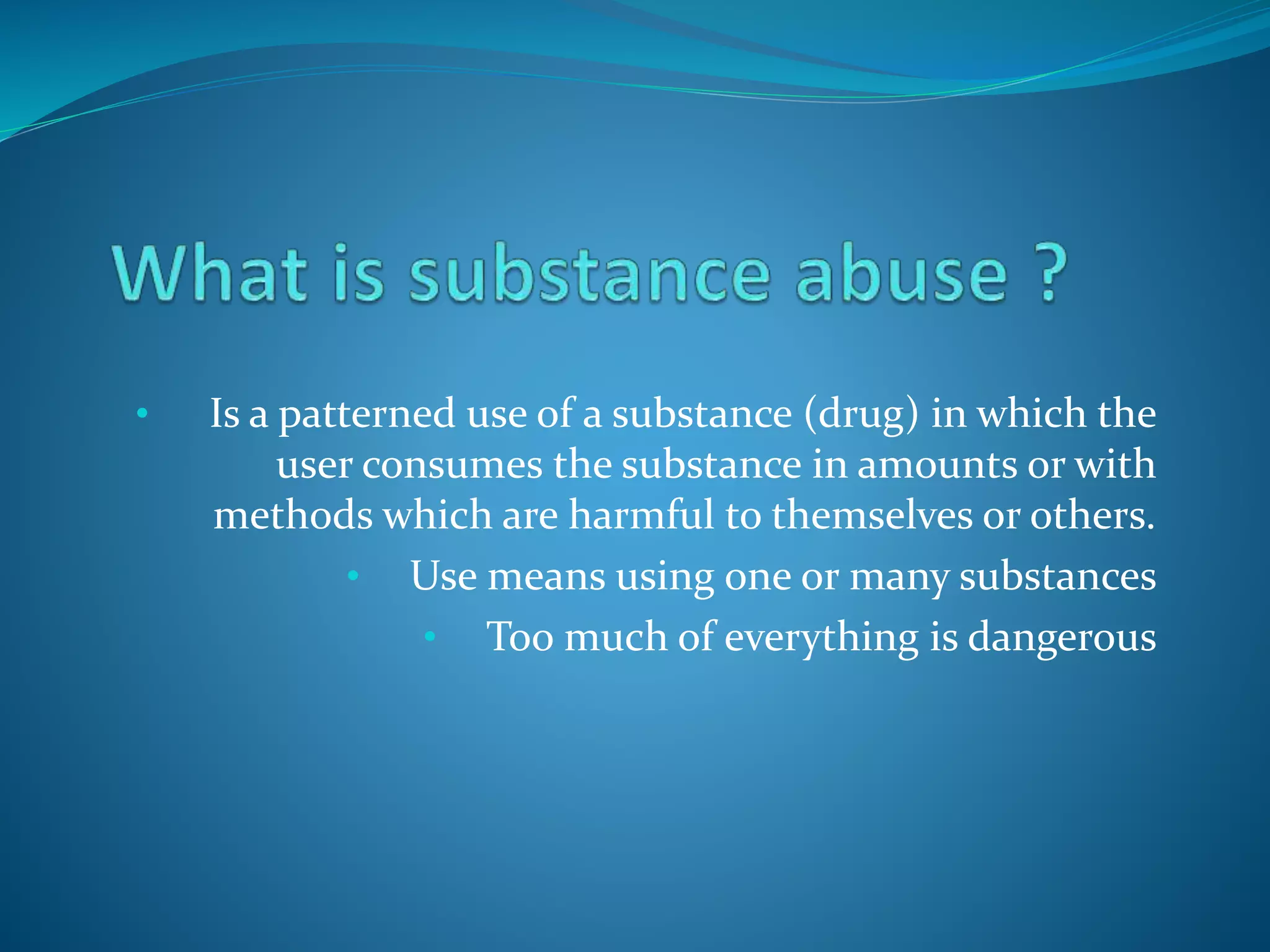 substance abuse presentation grade 7-8 | PPTX