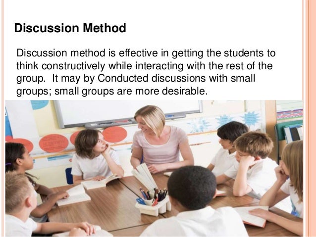 Presentation method of teaching