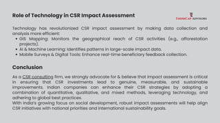 Methodologies of Impact Assessment in the Indian CSR Context | PDF