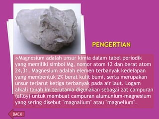magnesium.. | PPTX