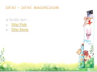 ppt logam Magnesium | PPTX